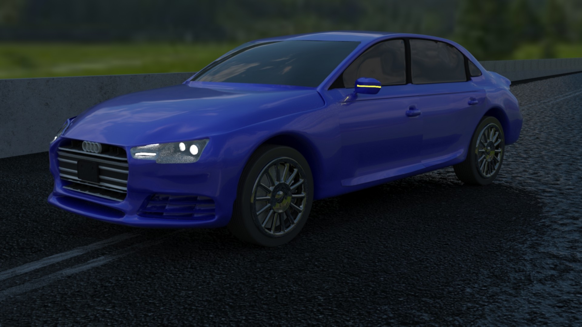 ArtStation - Audi A4 render