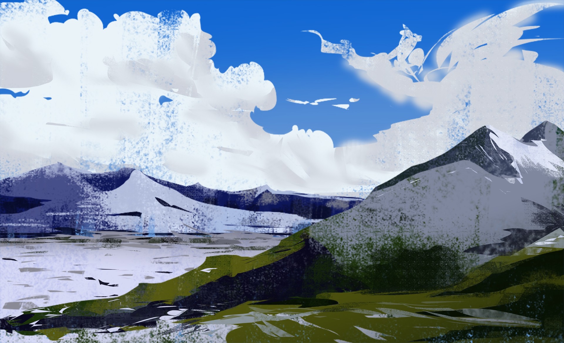 ArtStation - Scene painting exercises