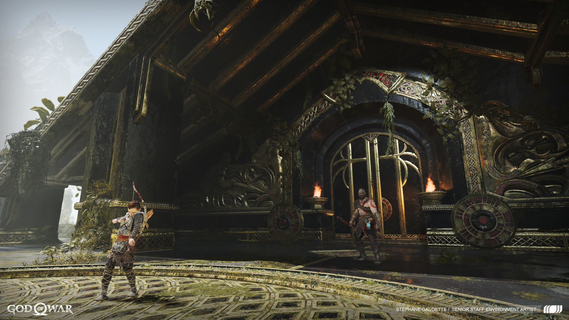 Stéphane Gaudette - Caldera Temple - Entrance