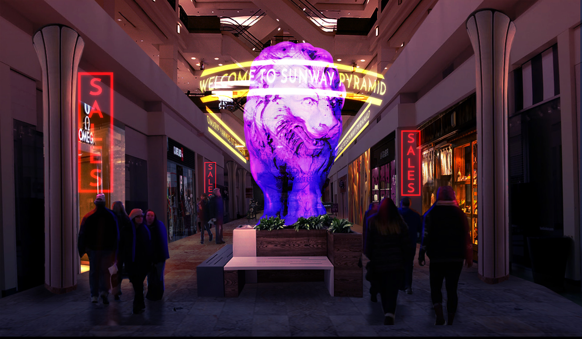 ArtStation - Futuristic Mall