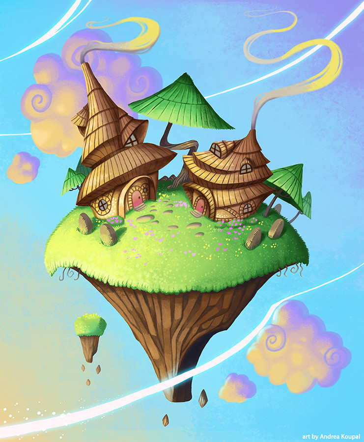 ArtStation - Floating Island