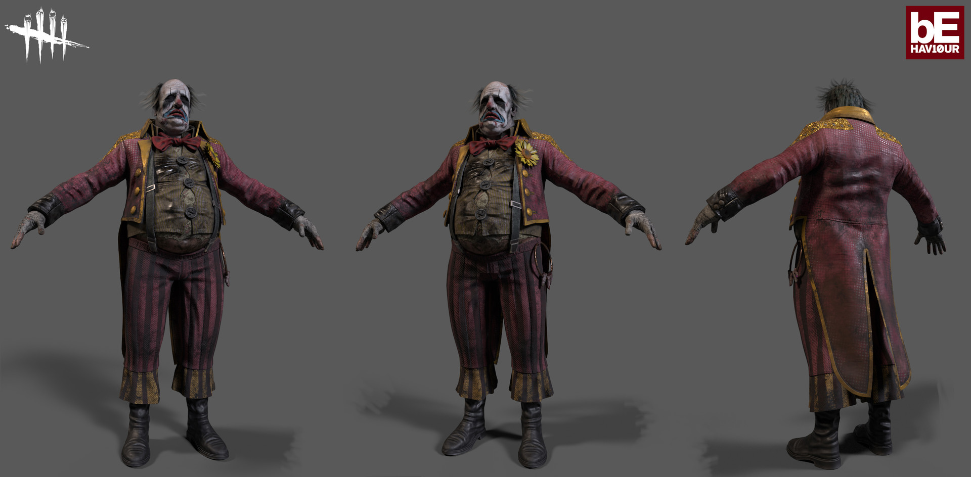 Damien Devaux - Clown Killer - Outfit01 - Dead By Daylight