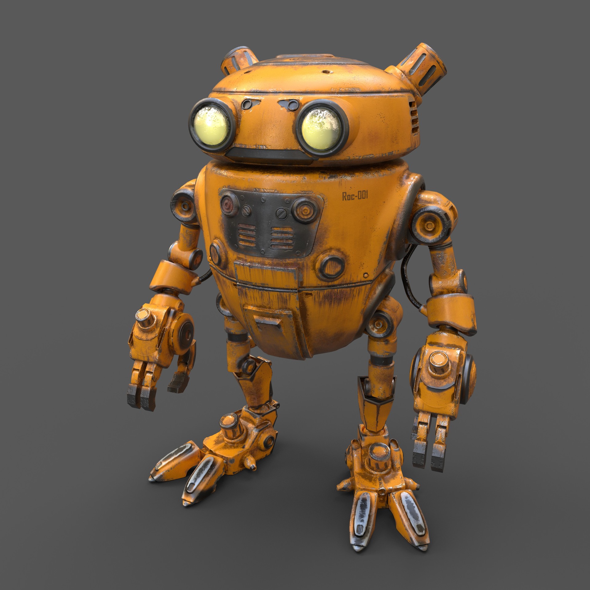 ArtStation - The First Mecha——Yellow Kid~