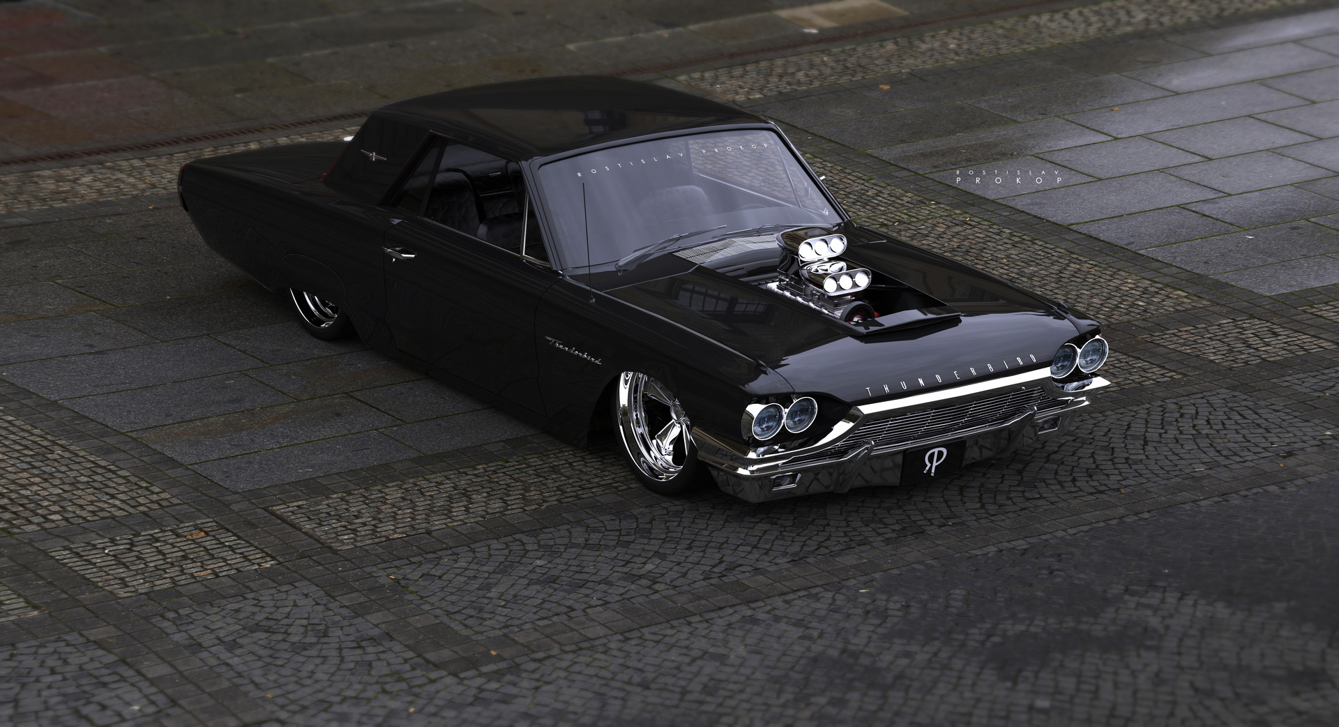 ArtStation - 1964 Ford Thunderbird