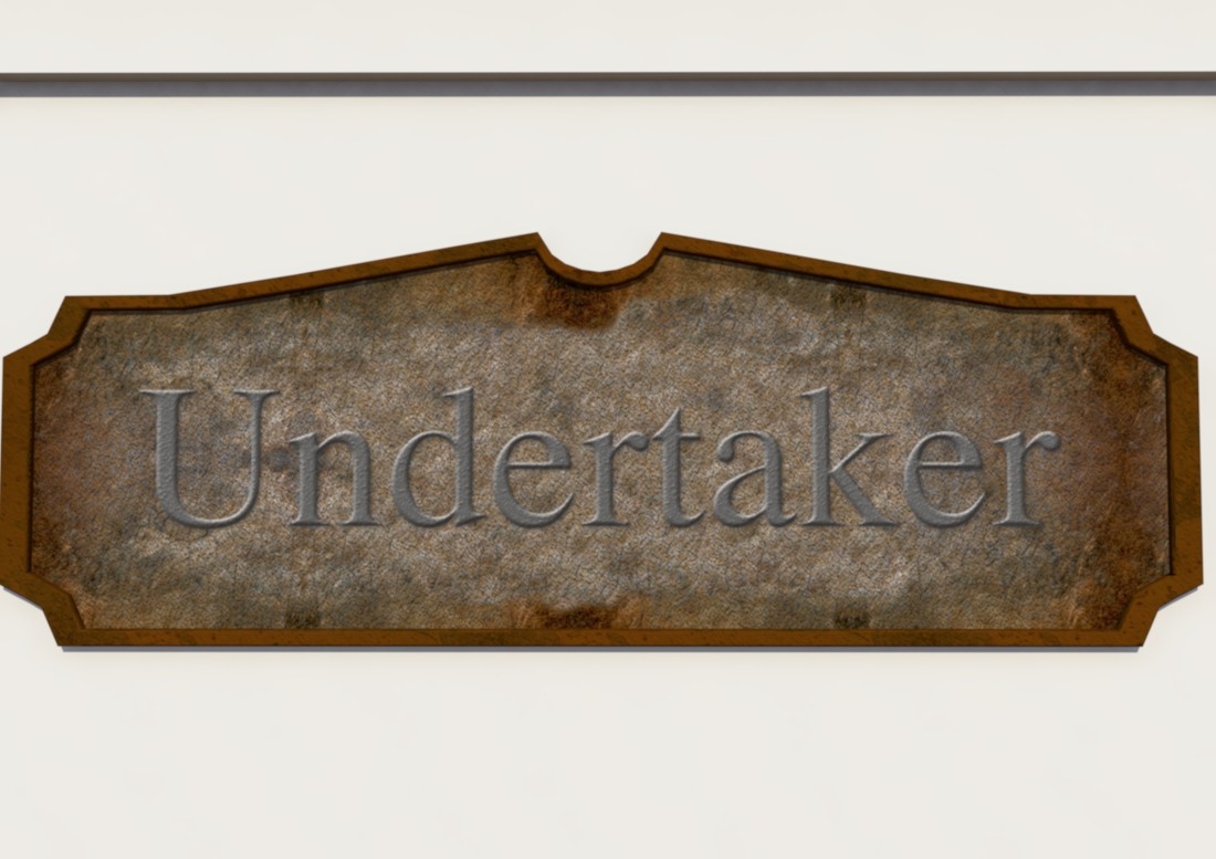 David Talley - Undertaker Sign