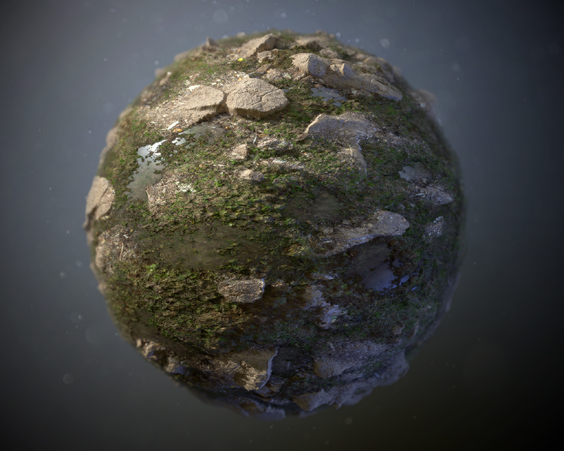 ArtStation - Wet Rocky Ground Material