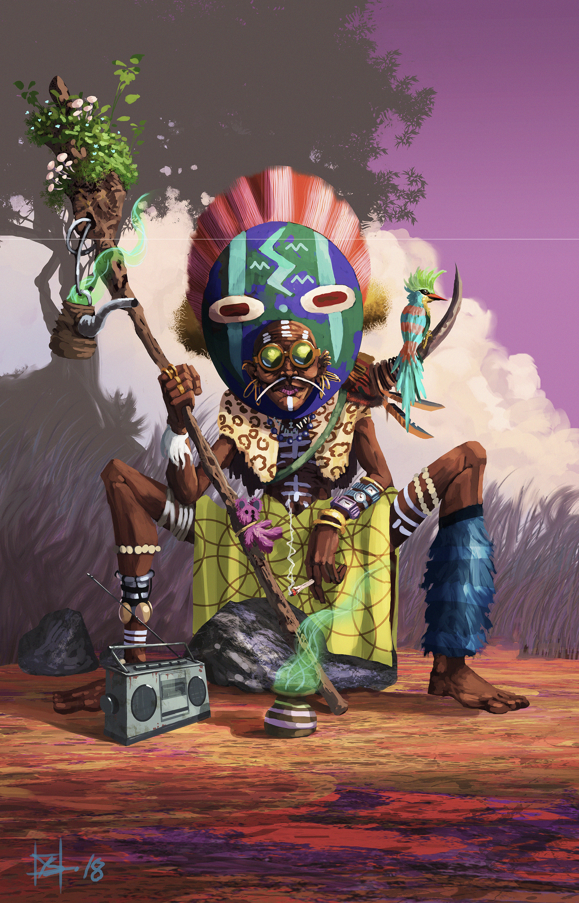 ArtStation - African Shaman