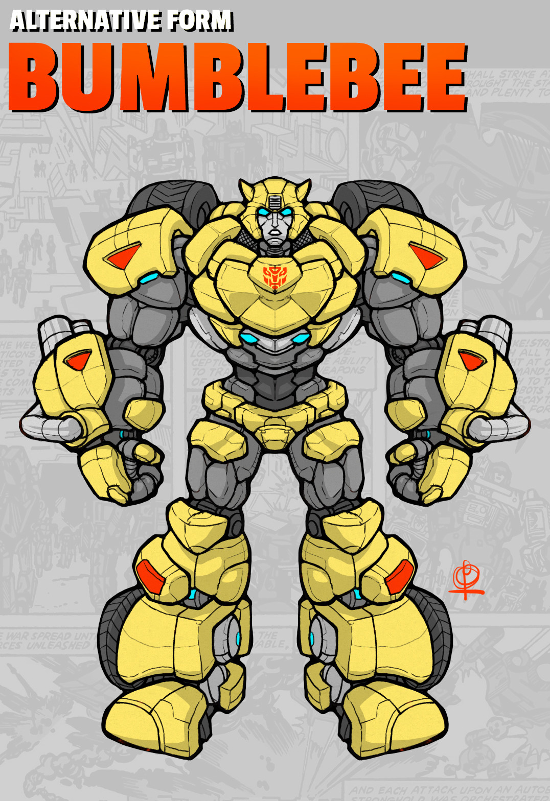 ArtStation - Alternative form Bumblebee