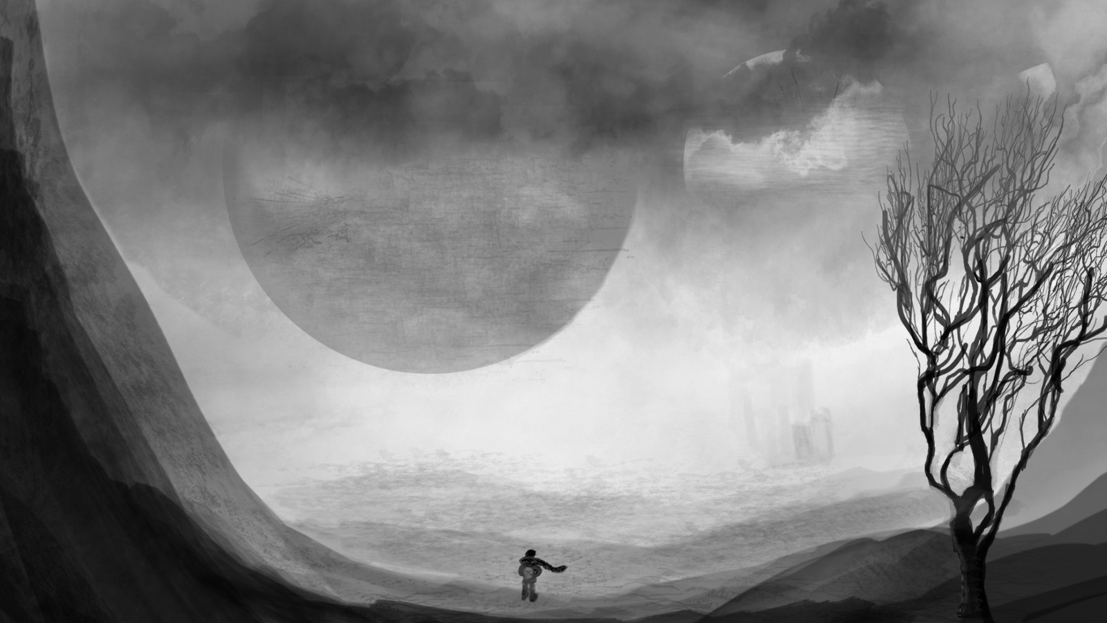 Lieutenant Drawing - The lonely man