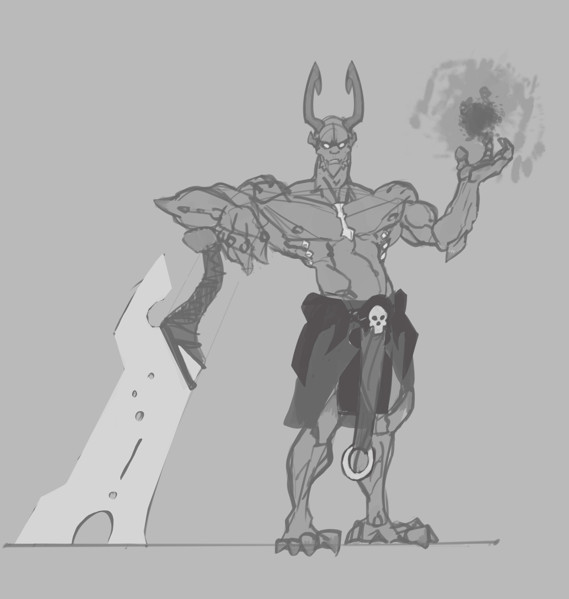 ArtStation - Demon thingy WIP