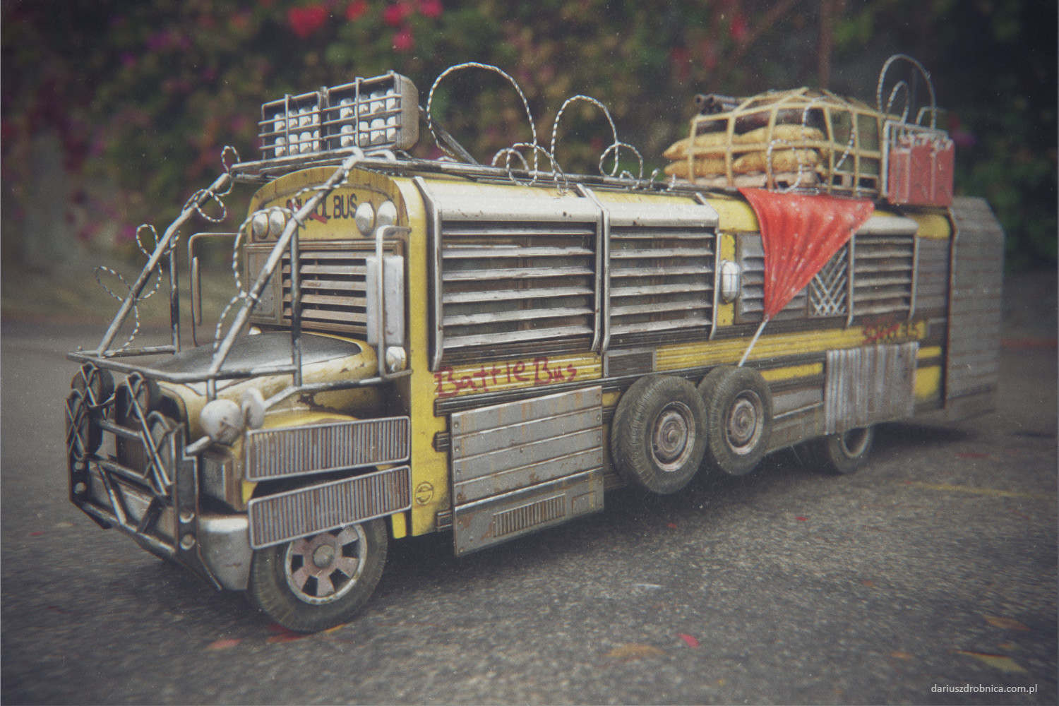 Dariusz Drobnica - Battle Bus (low poly)