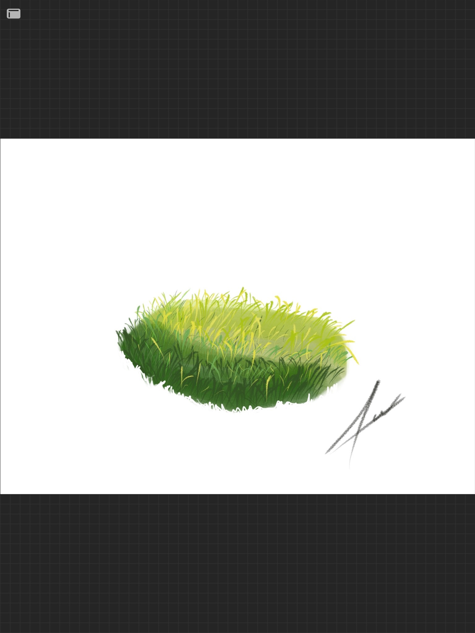 ArtStation - trying to draw some grass