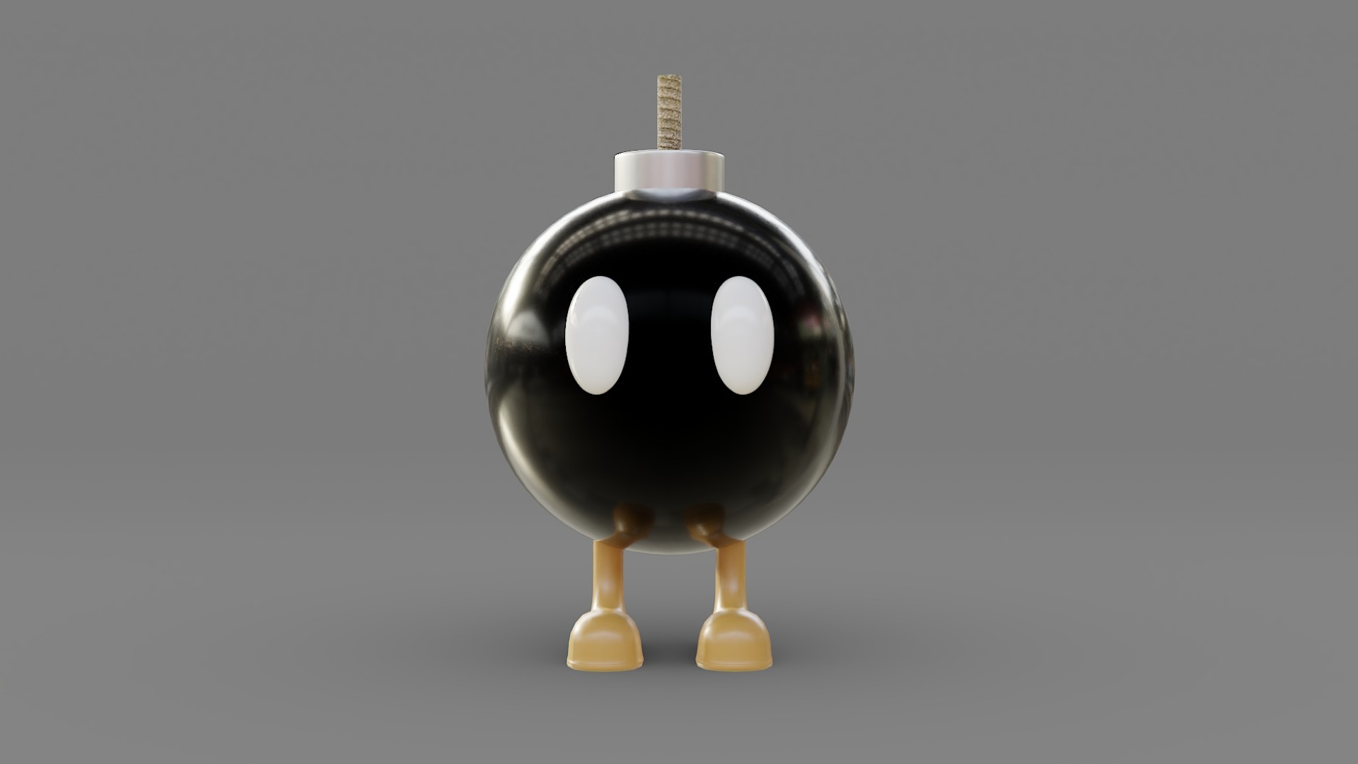 ArtStation - Bob-Omb Model (Super Mario 64)