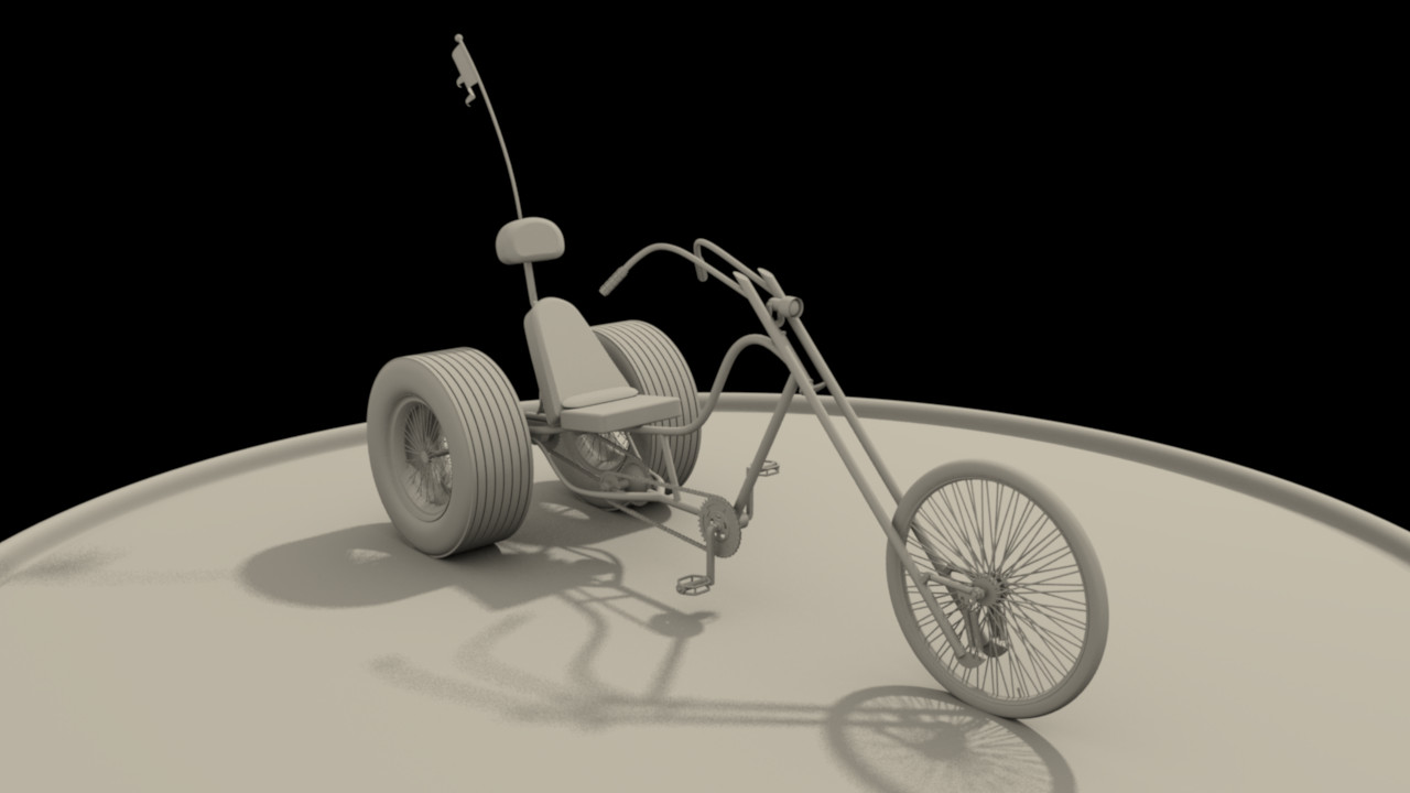 ArtStation - tricycle modeling