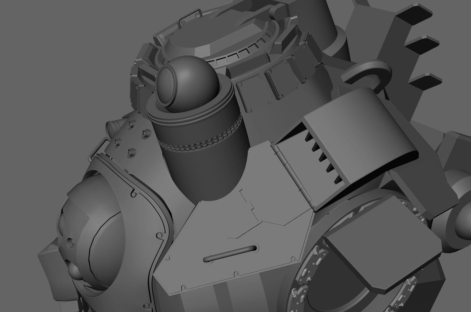 Vincent Fillion (aka Sobschack) - WIP Atlas Titan from Titanfall ...