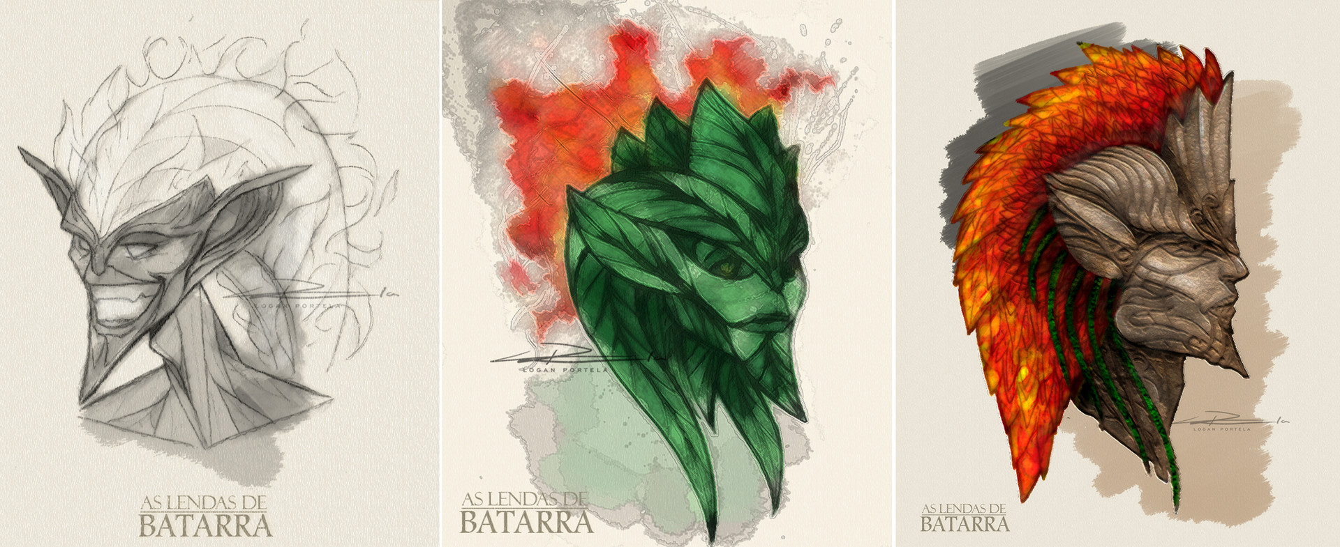 Logan Portela - CURUPIRA - character concept art