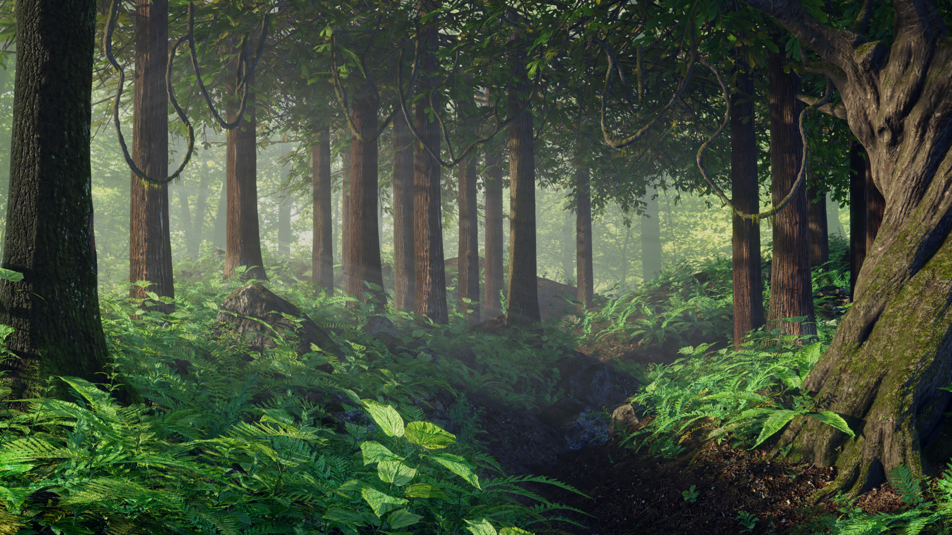 ArtStation - Forest experiment