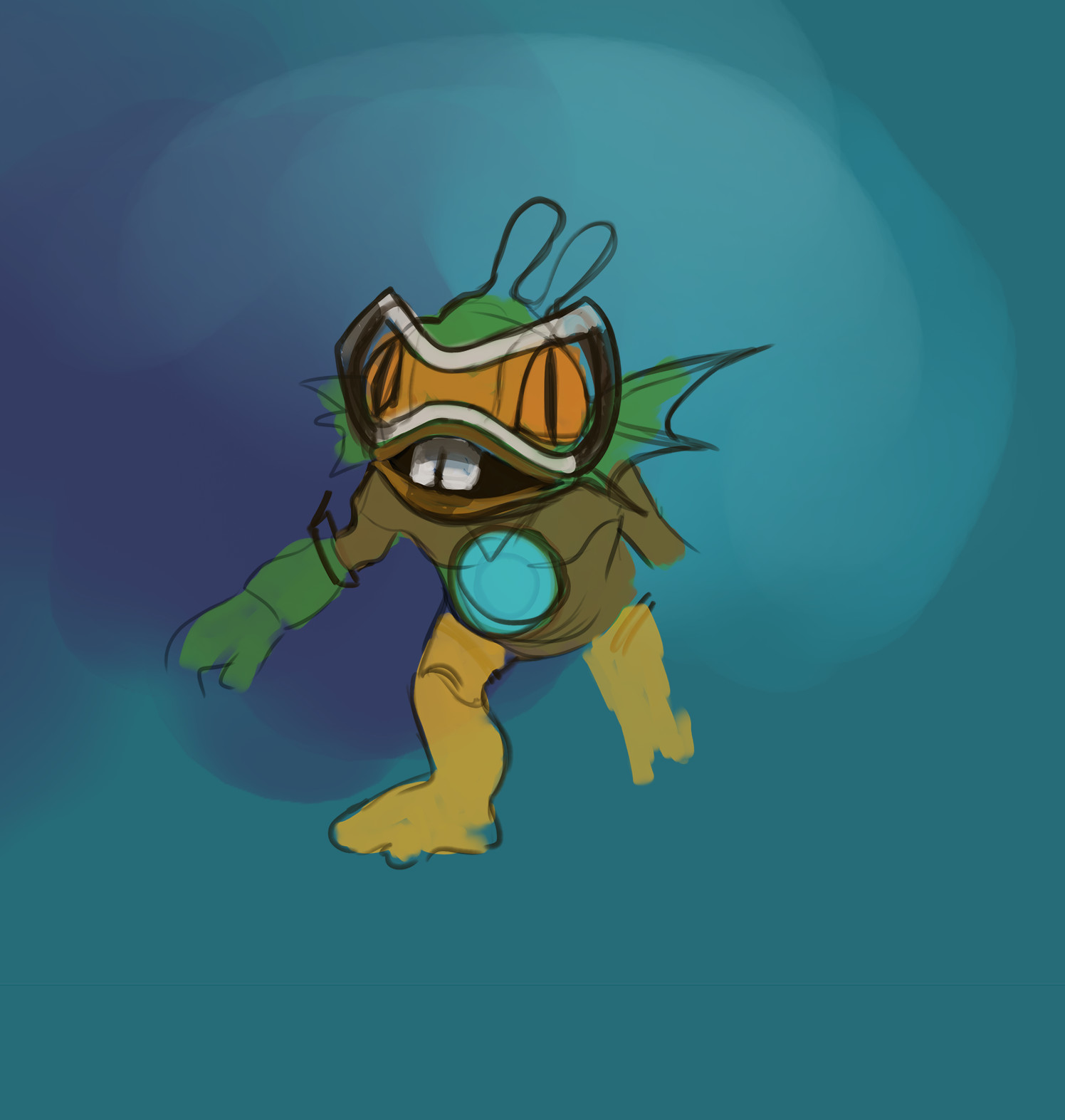 Isabel Grayce - Murky of Overwatch Concept