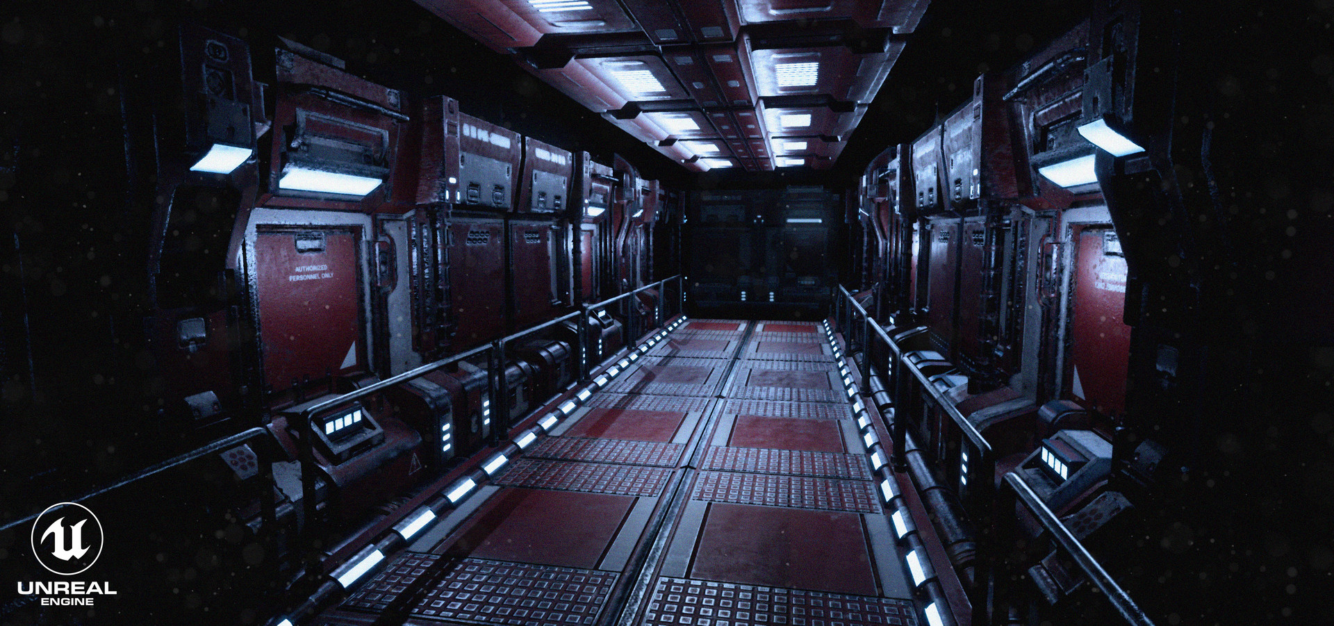 ArtStation - UE4 Modular Sci-fi Hall