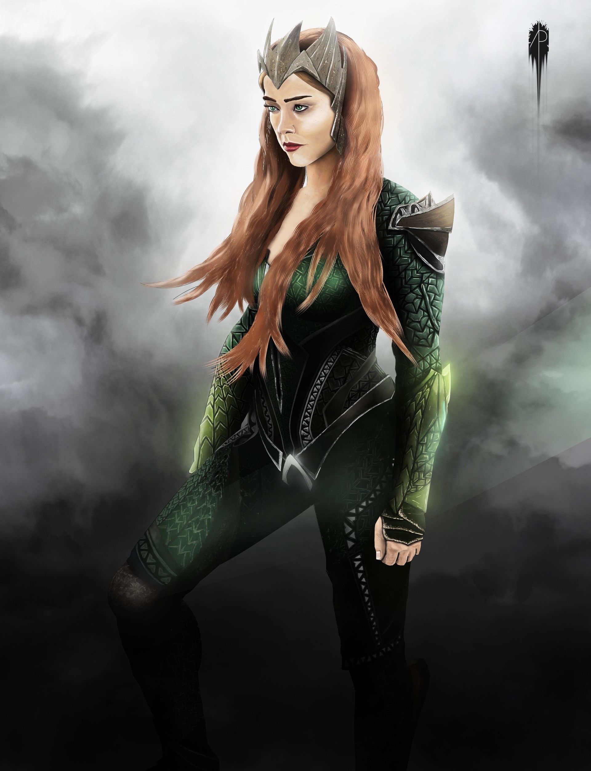 ArtStation - ️amberheard digitalpainting ️ [mera]