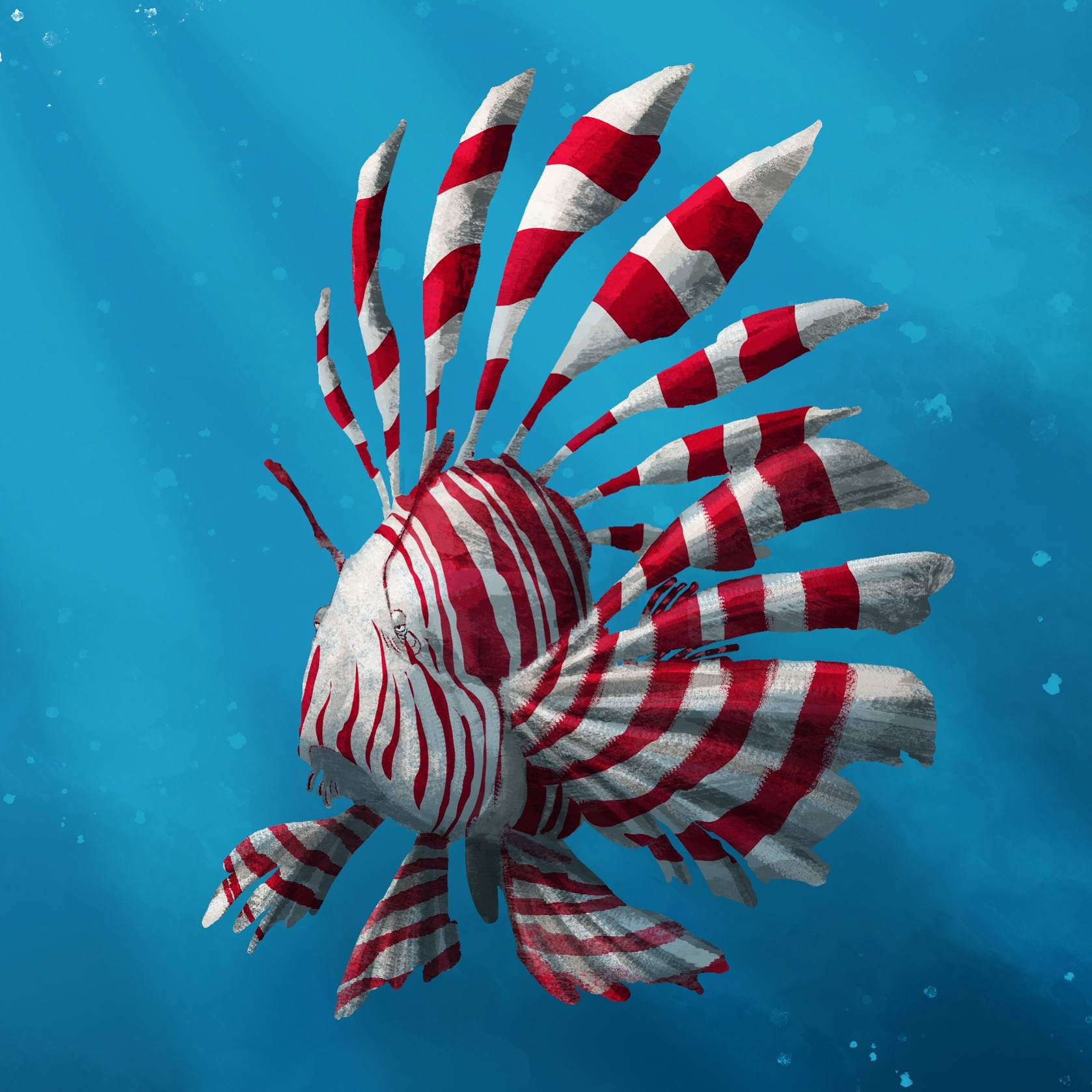 ArtStation - Lion fish