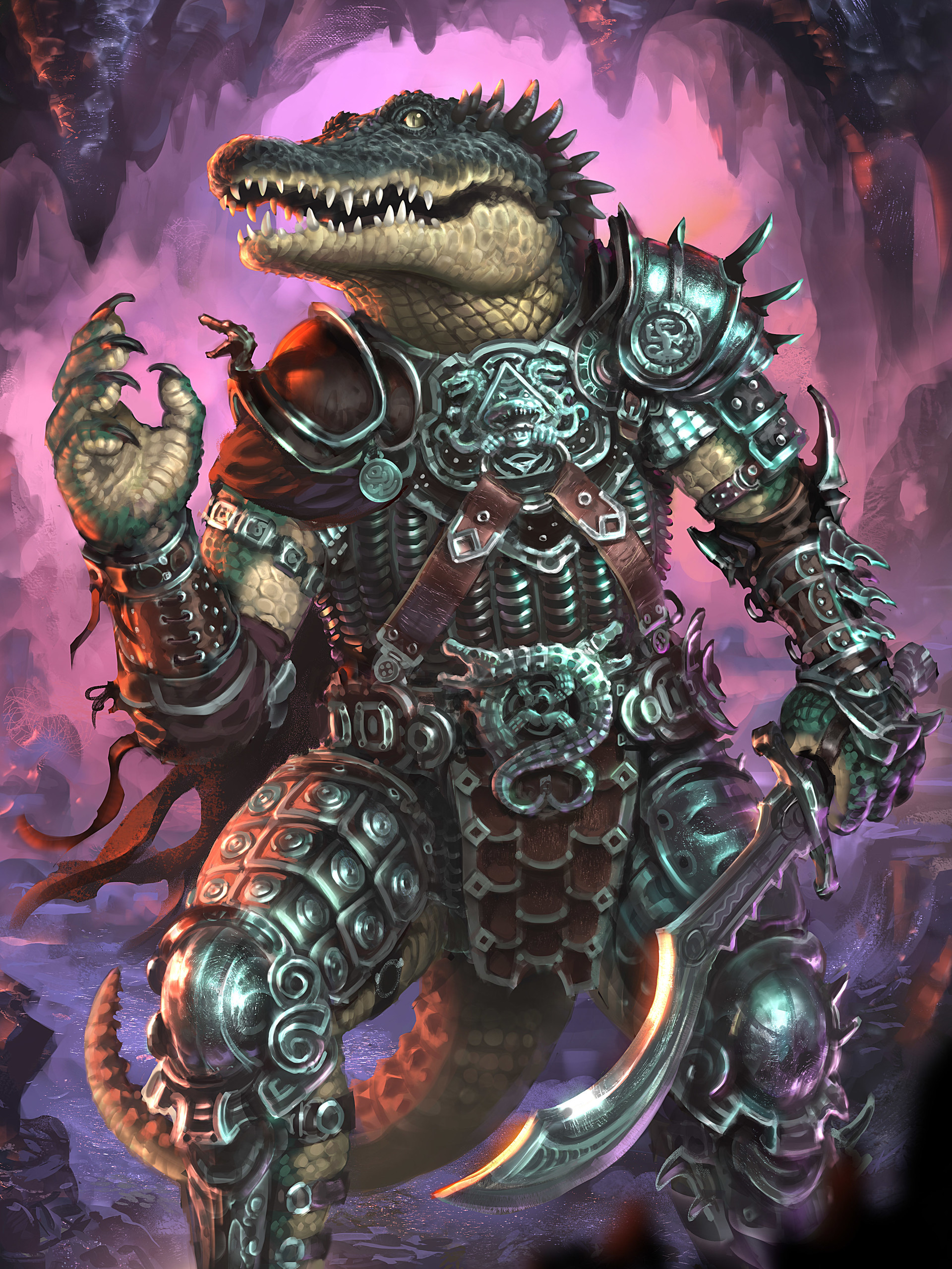 ArtStation - Rime Crocodilian / Legend of the Cryptids