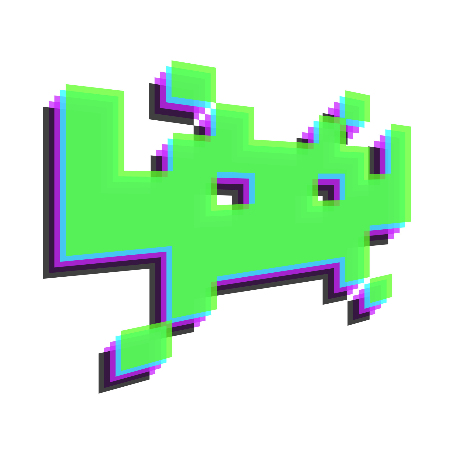 ArtStation - 'Holo Invader' Vector Design