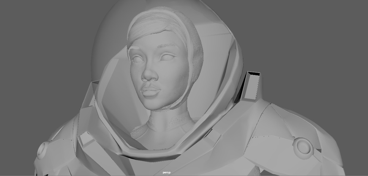 William Blake - Star Trek Michael Burnham with EVO suit