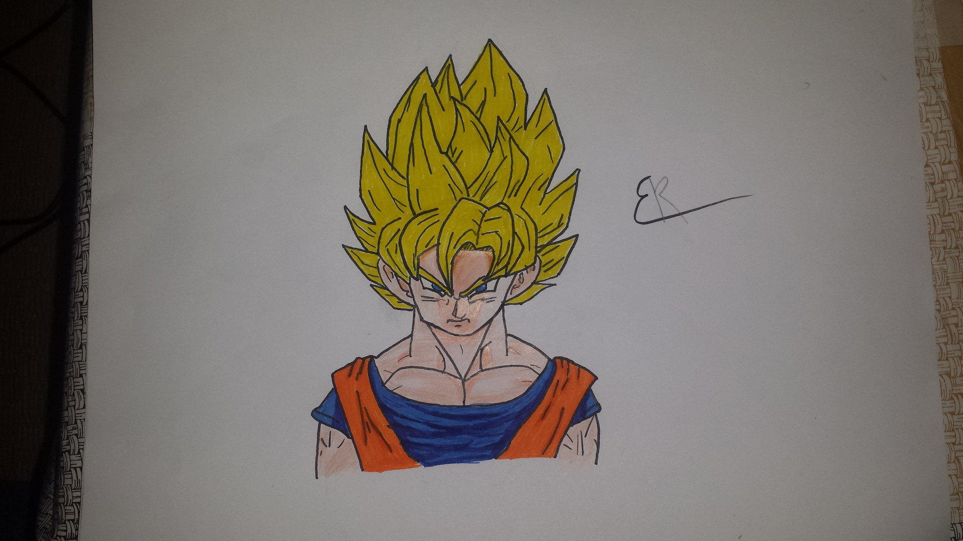 how to draw dbz hands