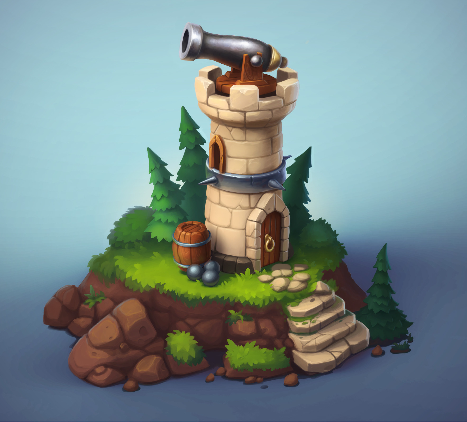 ArtStation - Cannon tower