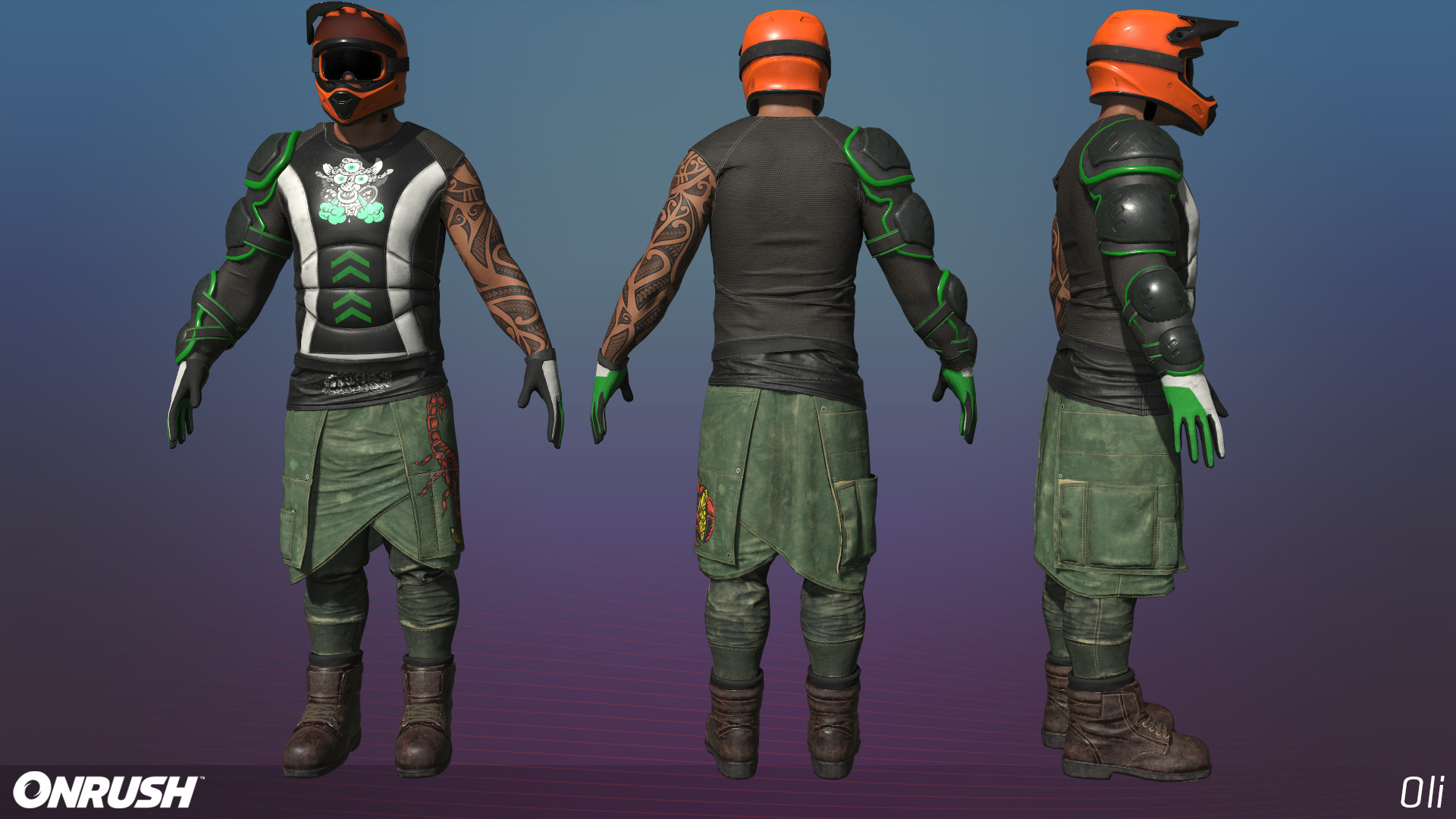 ArtStation - ONRUSH: Oli
