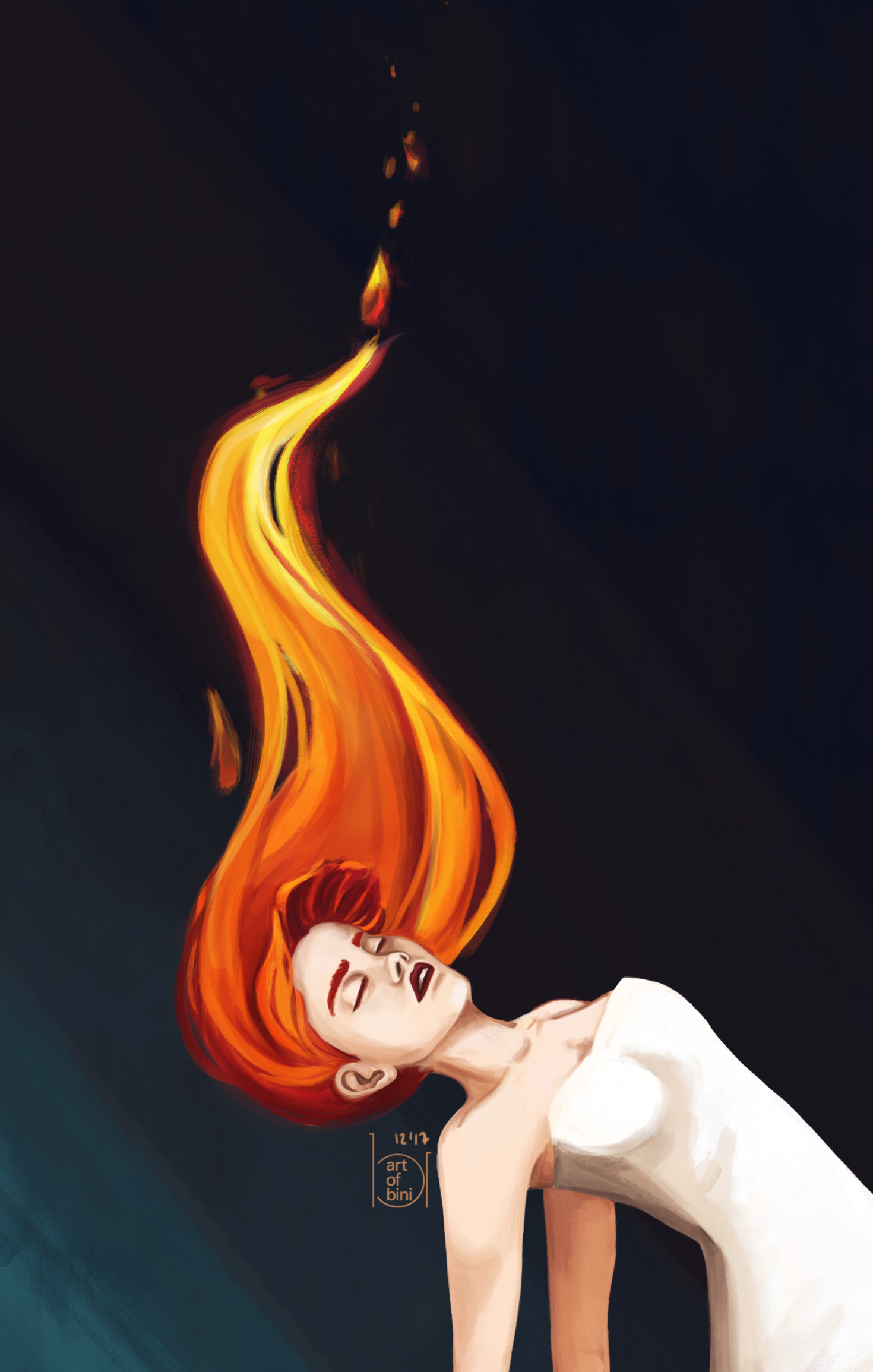 ArtStation - Falling Girl