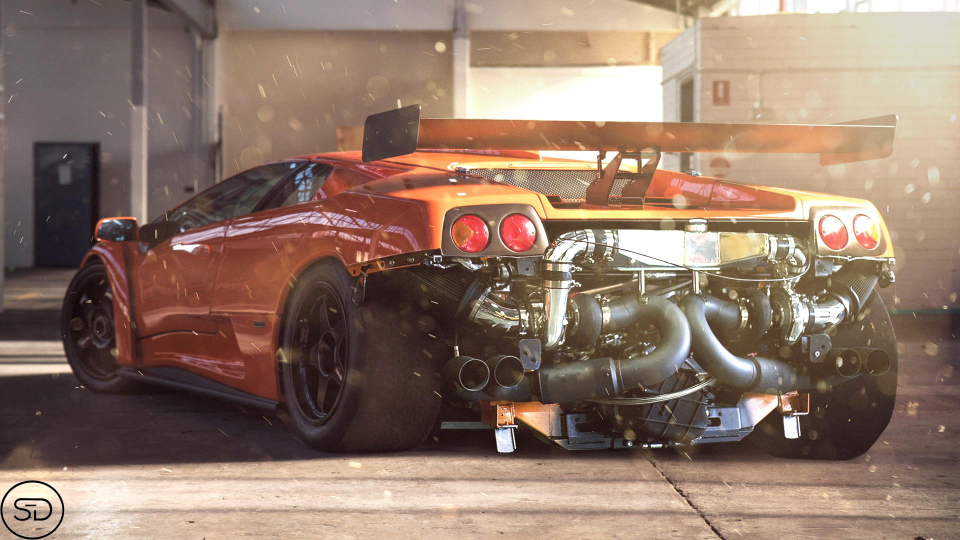 ArtStation - Lambo diablo