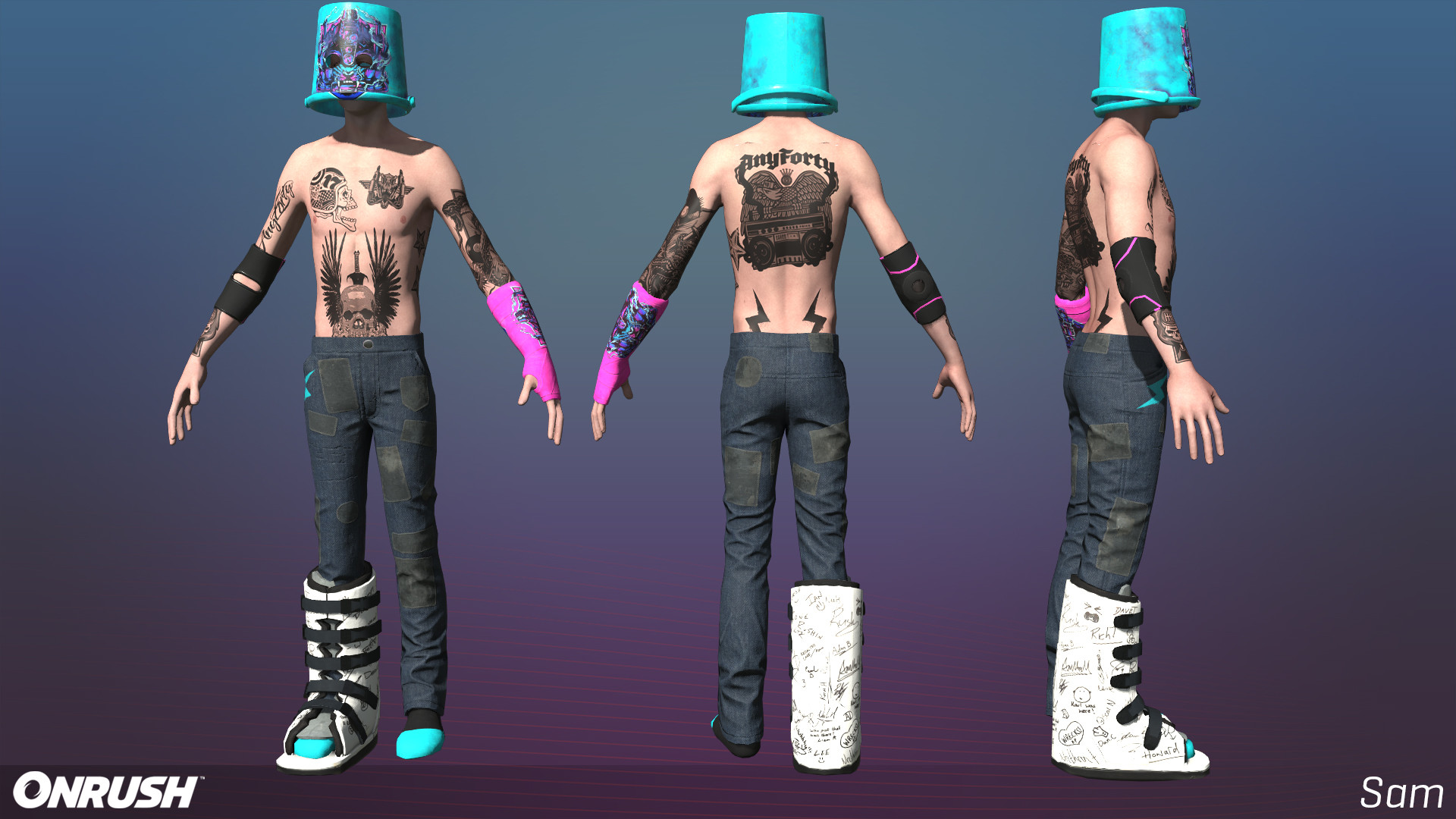 ArtStation - ONRUSH: Sam Epic