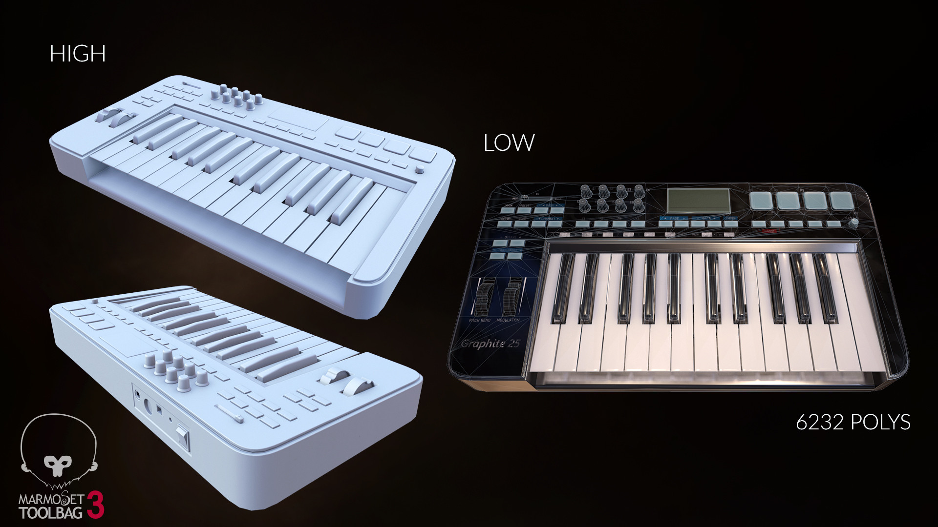 Melvin chouin - Synthesizer Piano - SAMSON Graphite 25