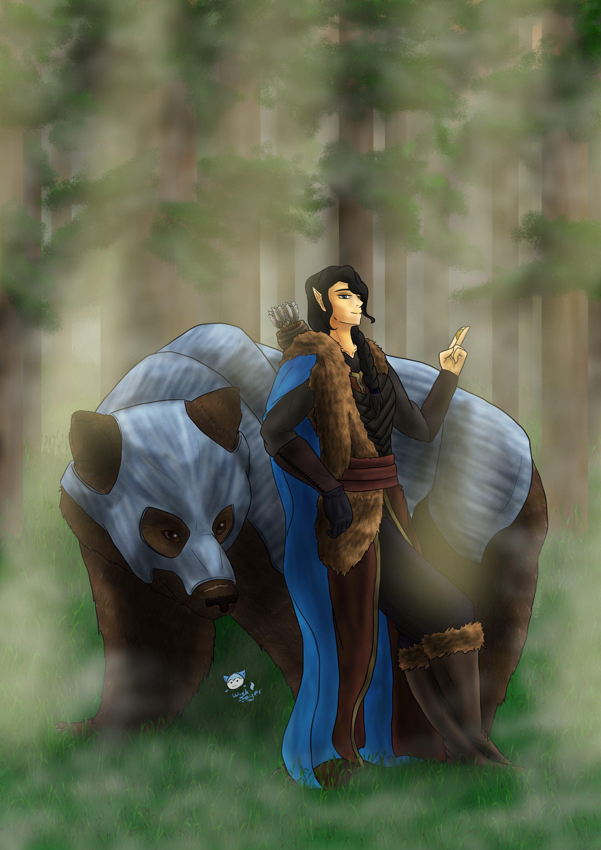 Kiera Balko - Vex'ahlia, Half Elf Ranger - Critical Role Fanart