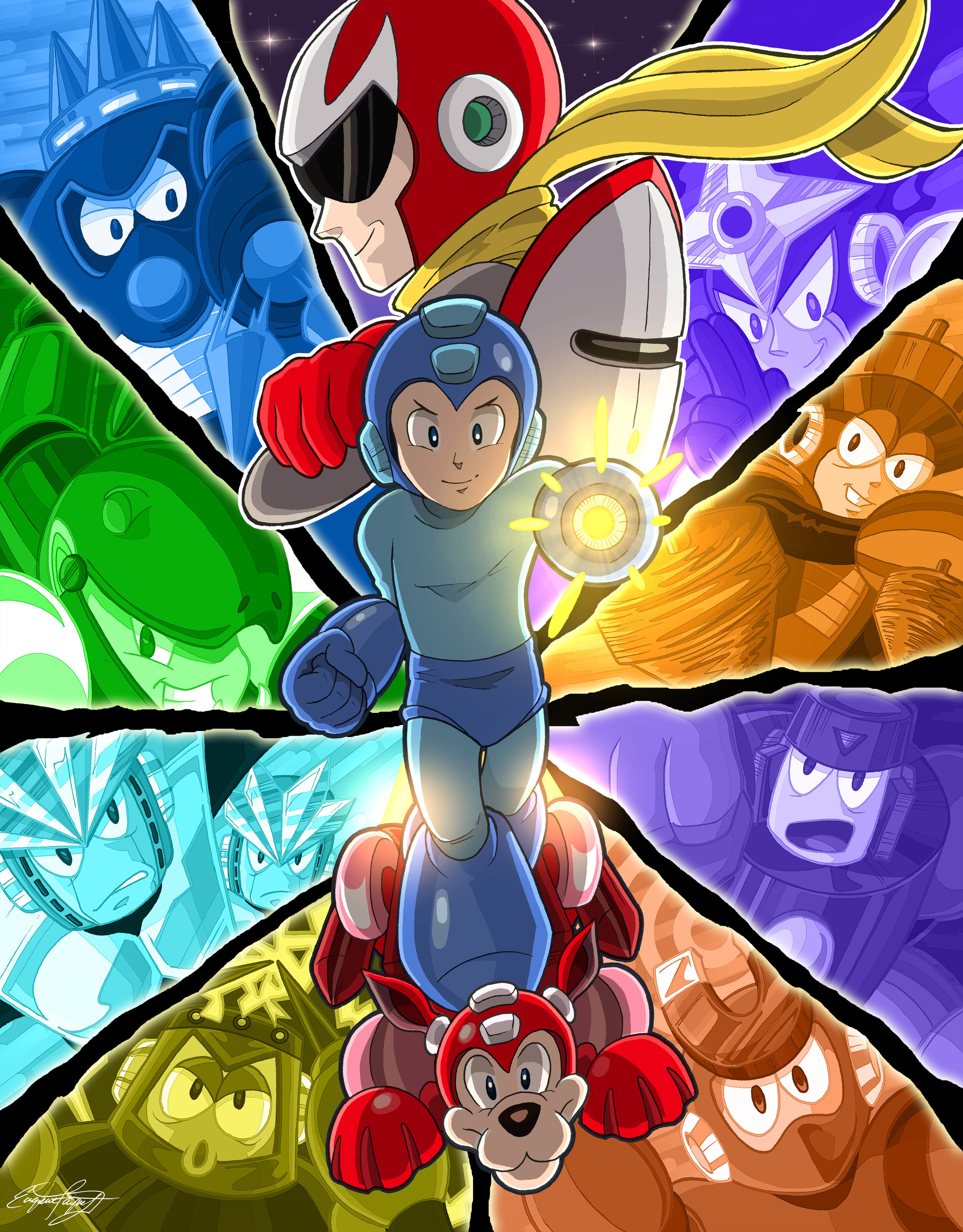Cómic Tributo A Mega Man Megaman Tribute By Crazyskull On DeviantArt