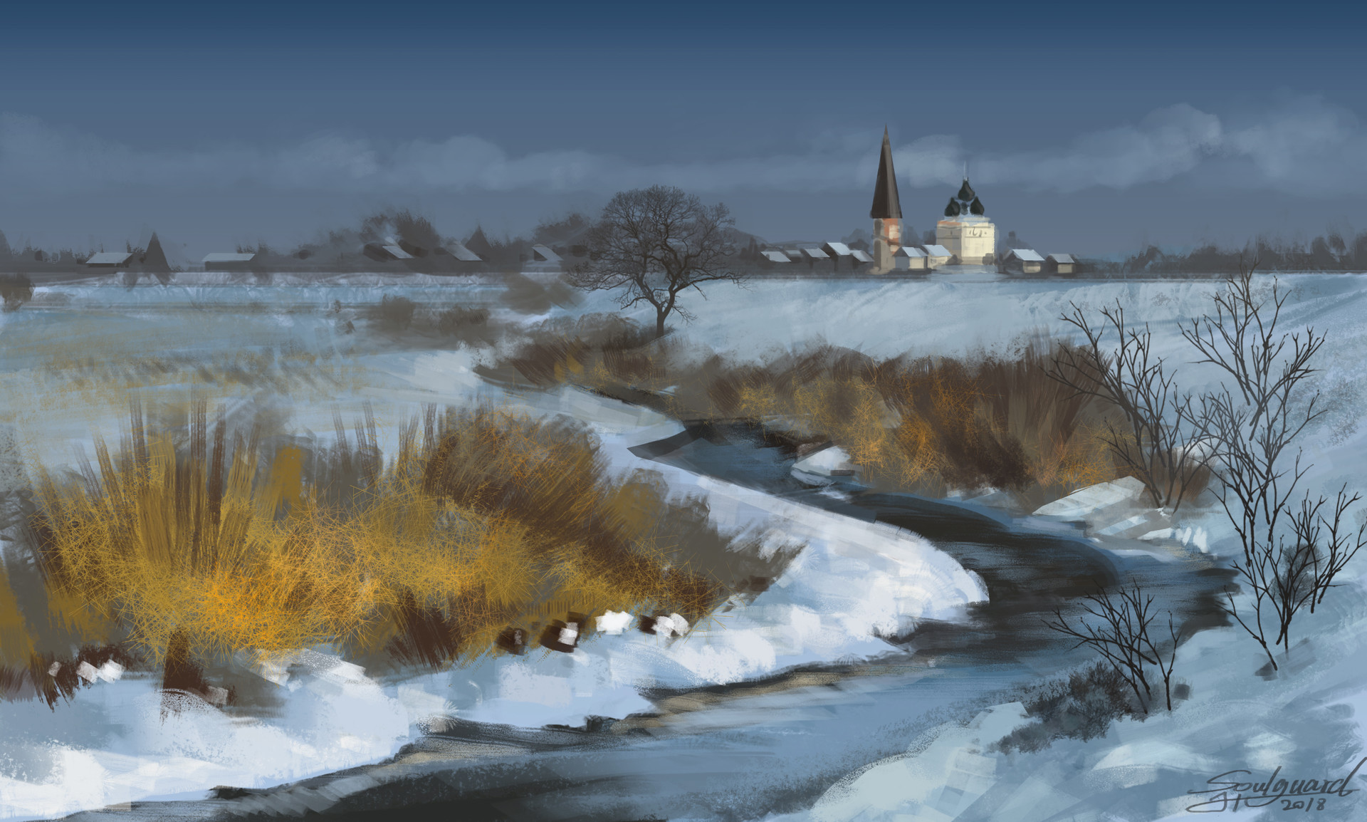 ArtStation - Snow land