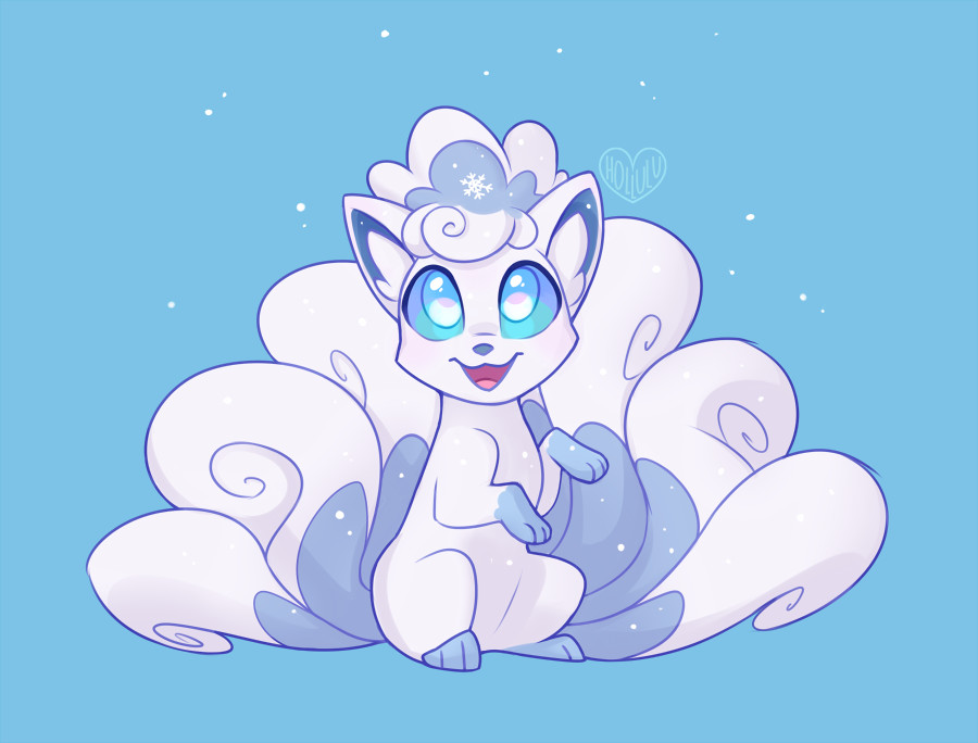 cute vulpix art
