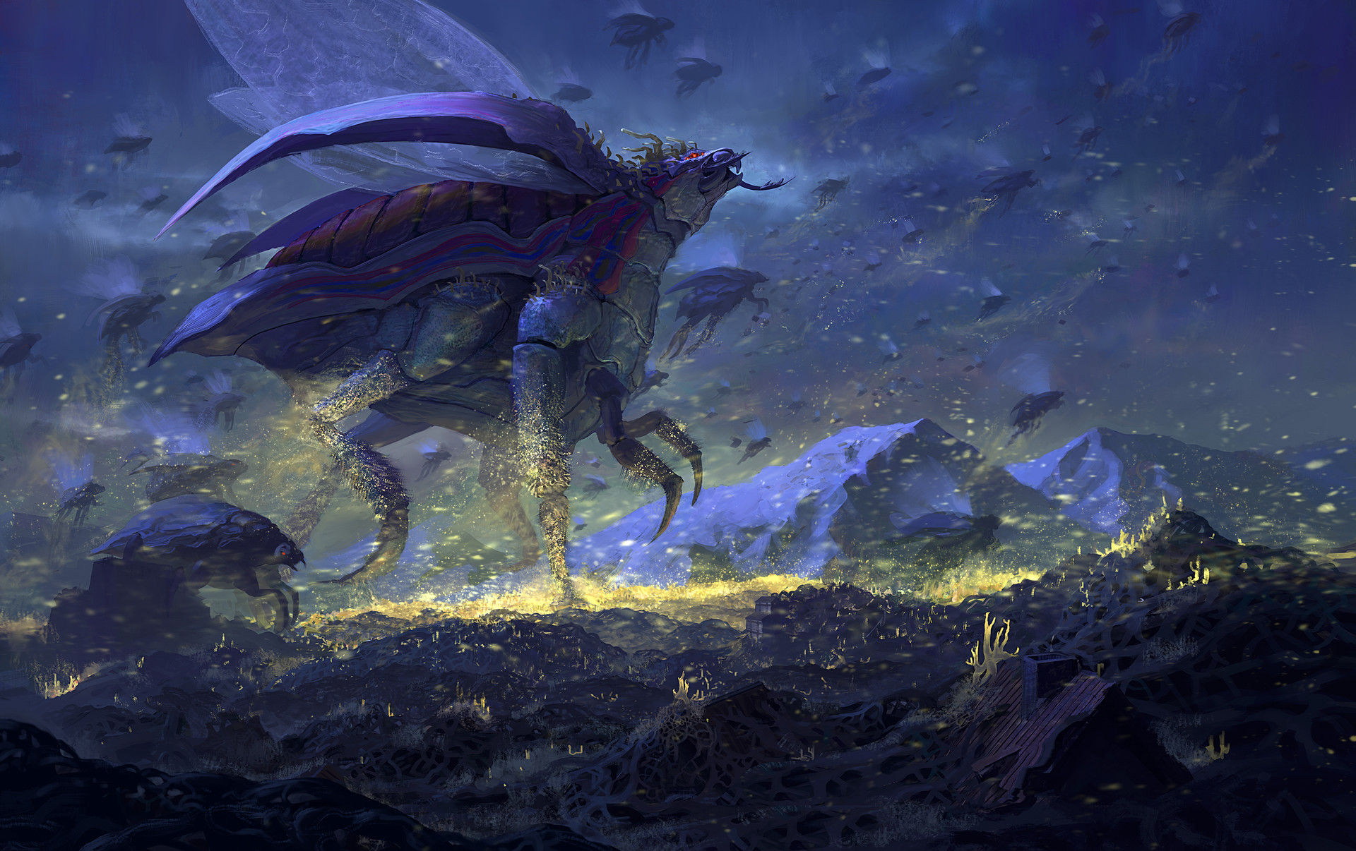 The Fungus Queen by Philipp Grote : r/ImaginaryMonsters