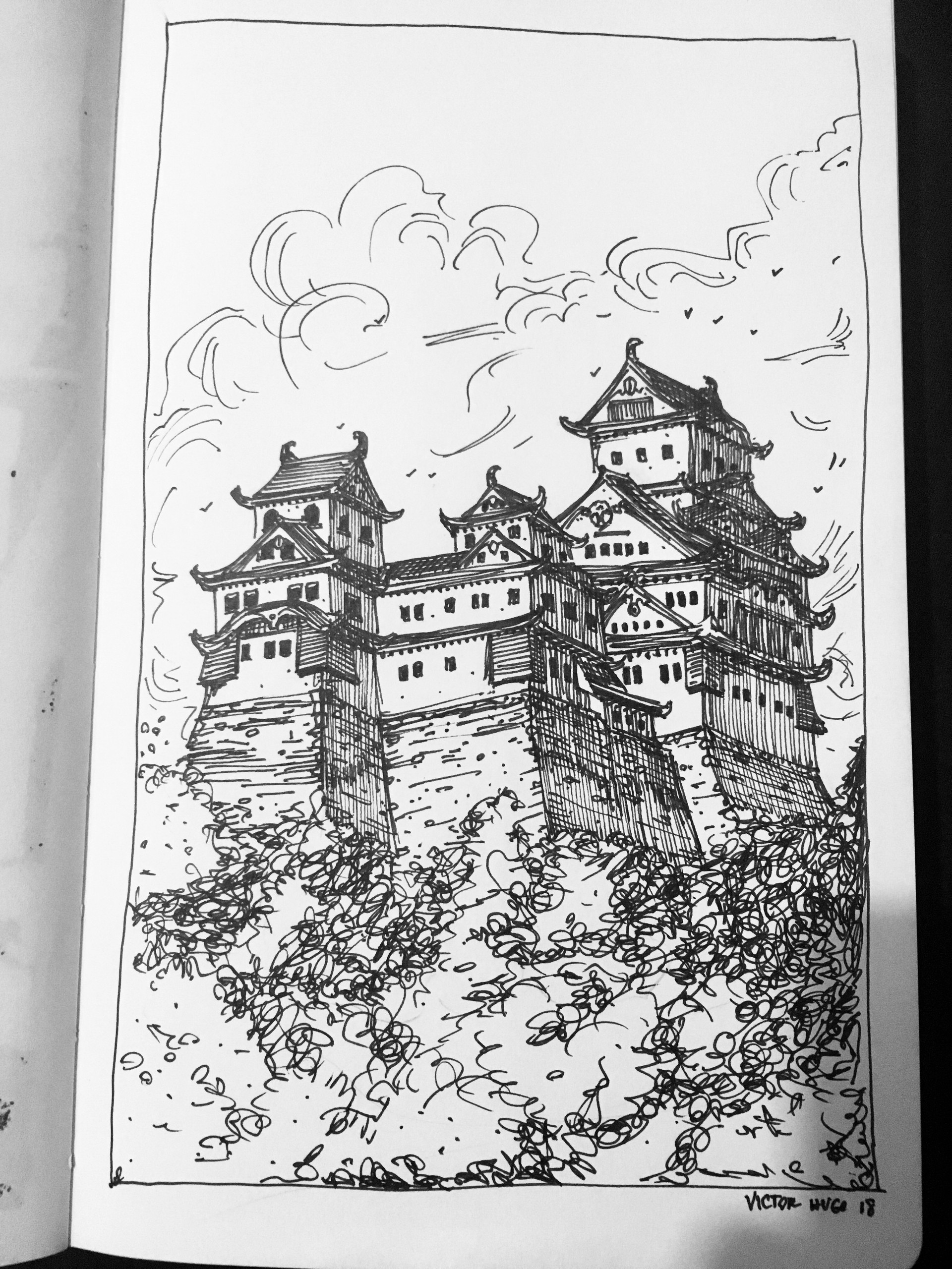 ArtStation - A Japanese Castle