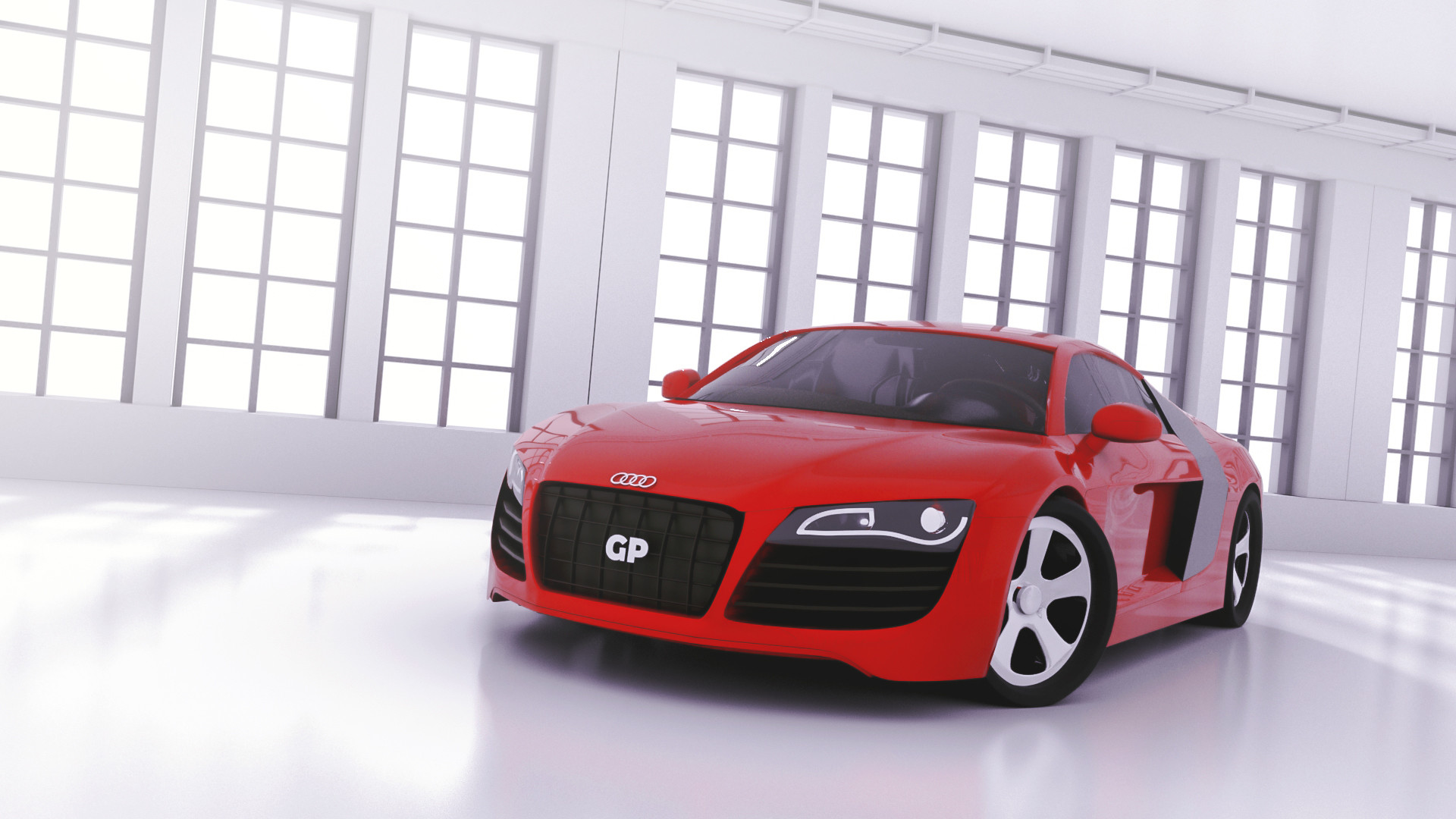 ArtStation - Audi car 3D modeling