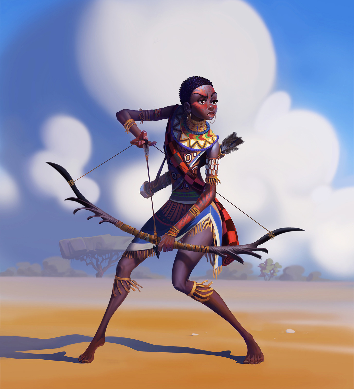 ArtStation - African hunter