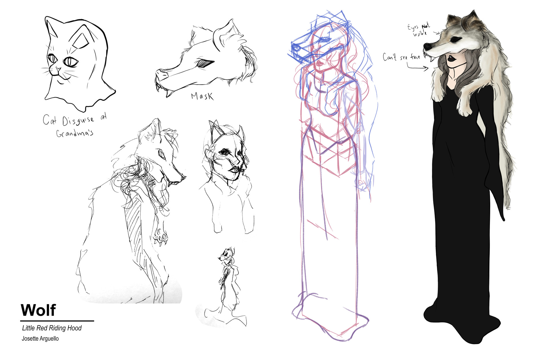 Wolf Character Sheets Line