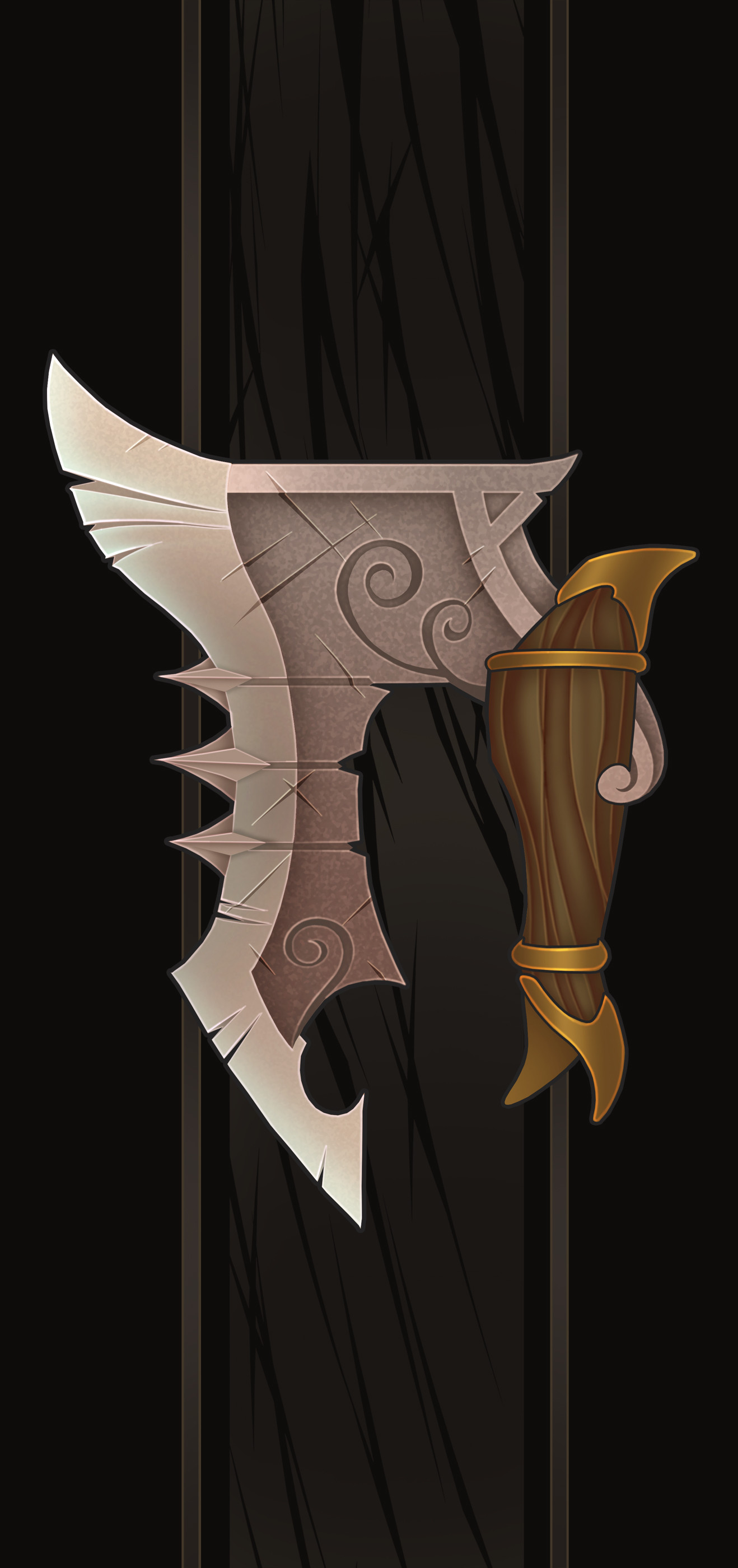 Matt Janzen - Rite to Rule boardgame hand weapon designs.