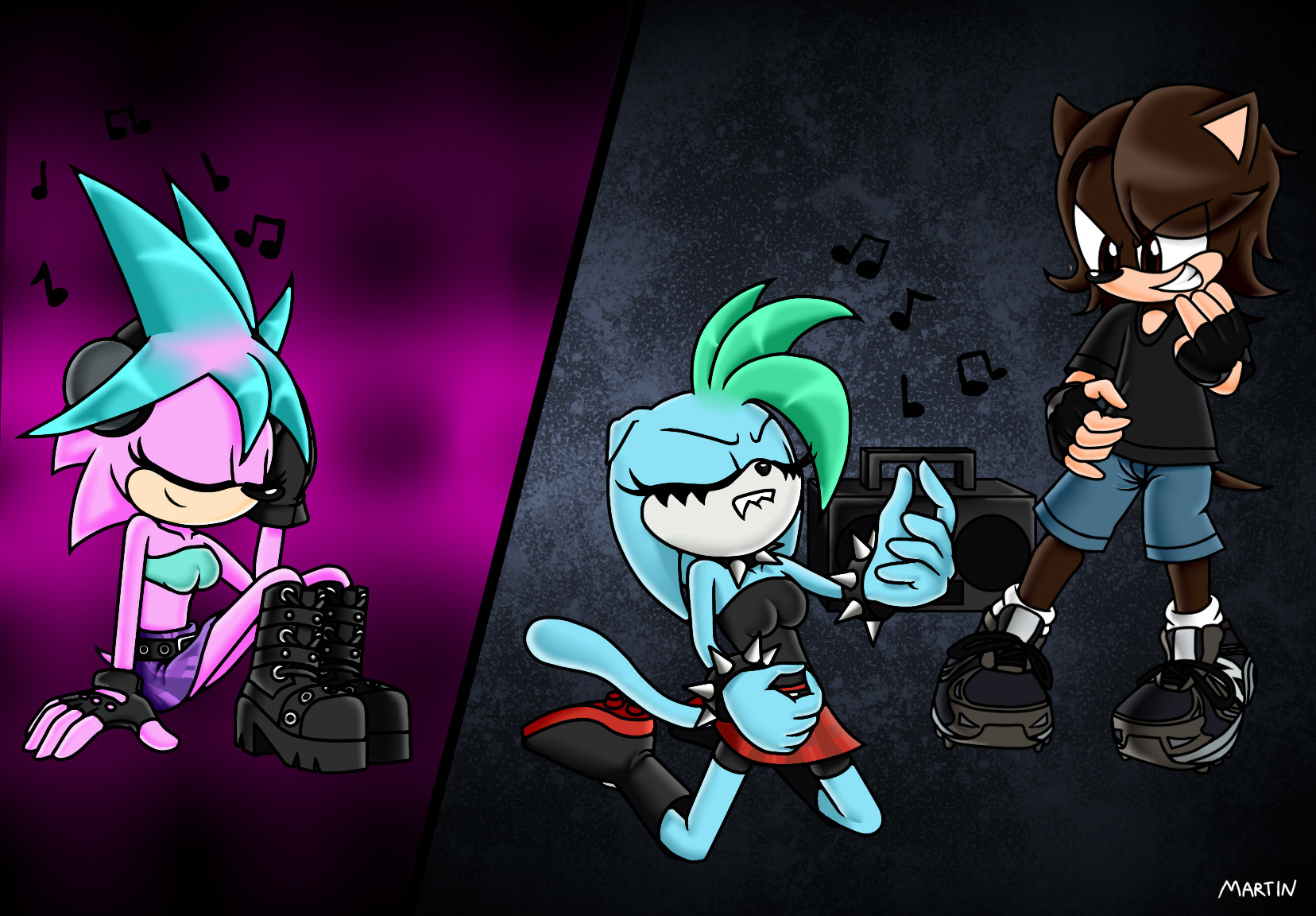 ArtStation - My OCs Rocking It