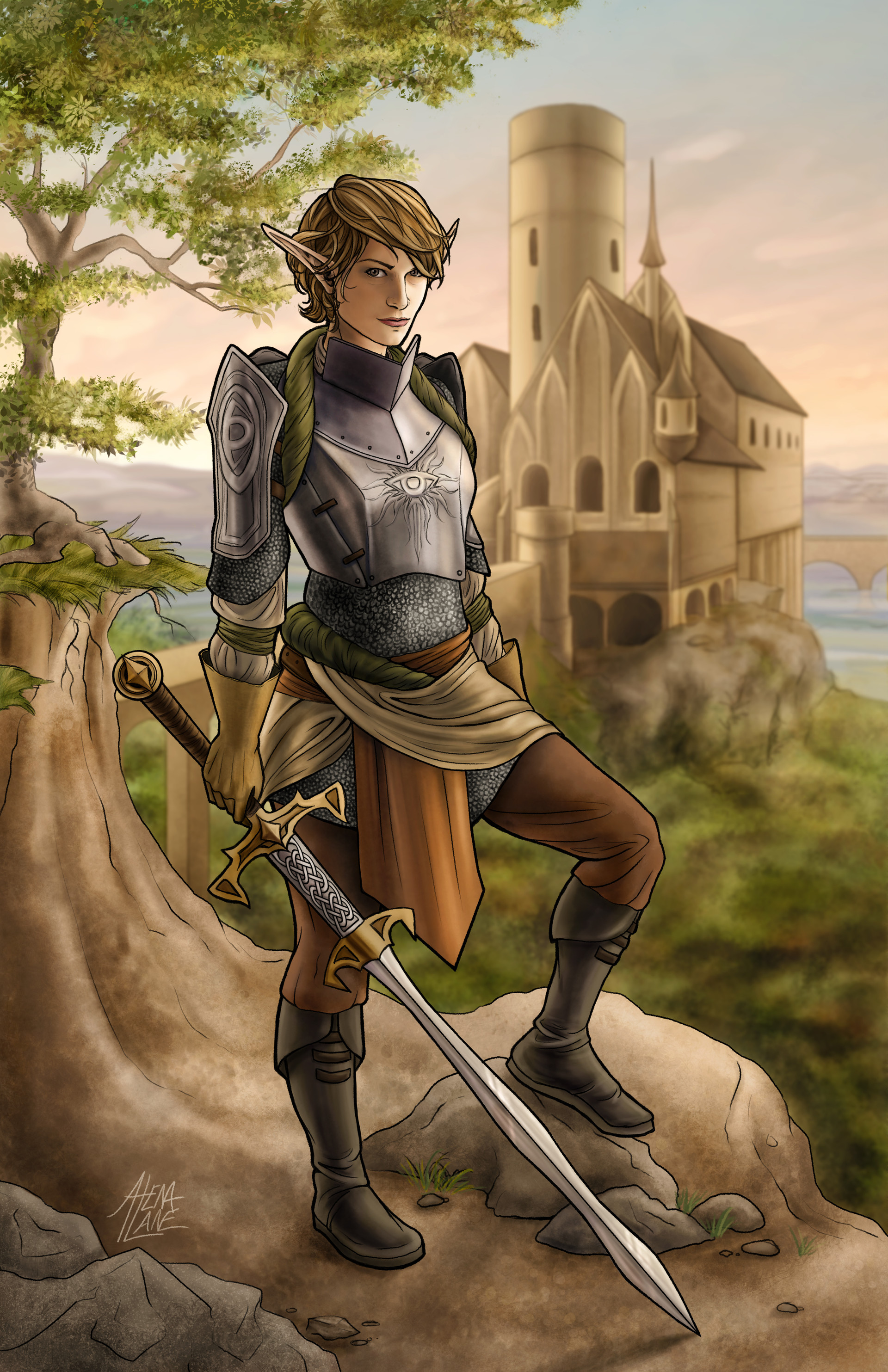 ArtStation - Elf Warrior