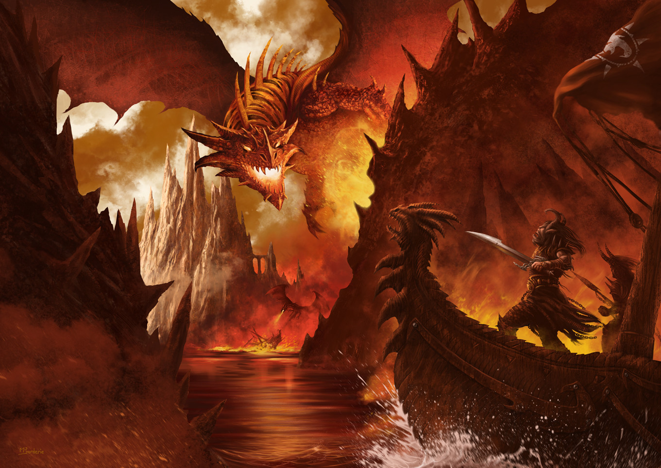 ArtStation - The War of Dragons