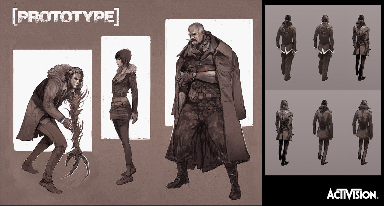 ArtStation - [PROTOTYPE] - Original character sketches