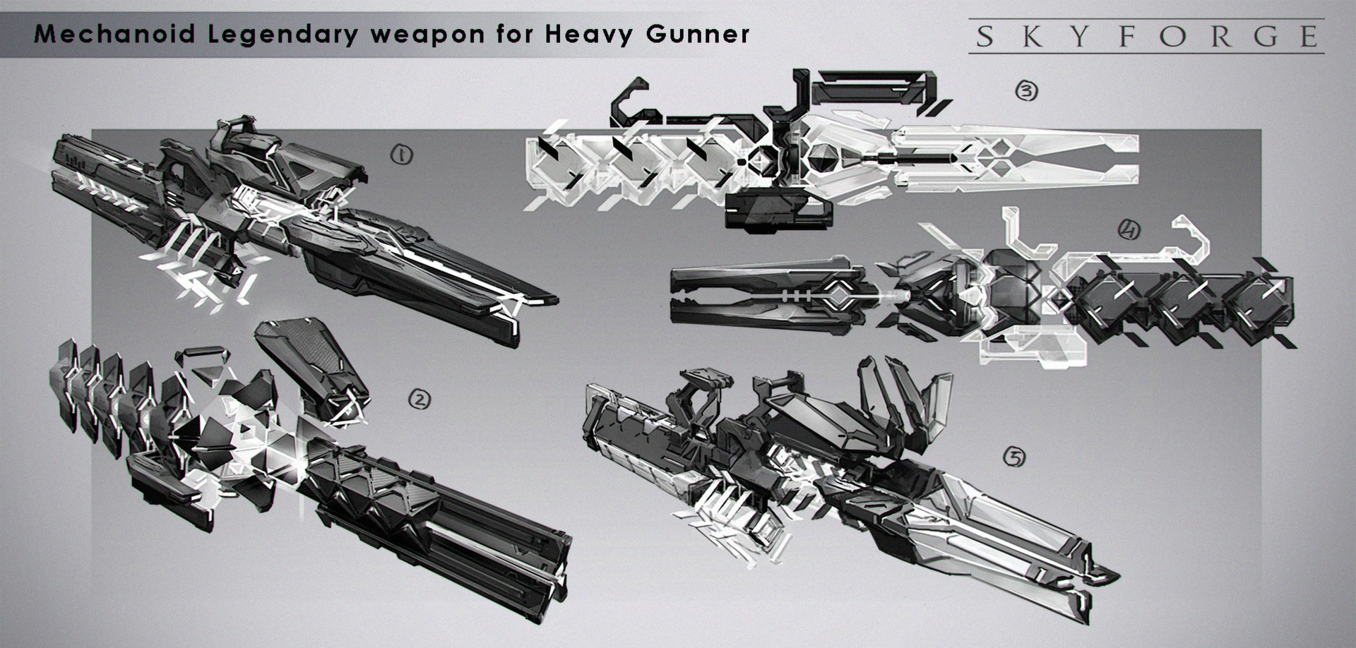 ArtStation - Skyforge - Legendary weapons